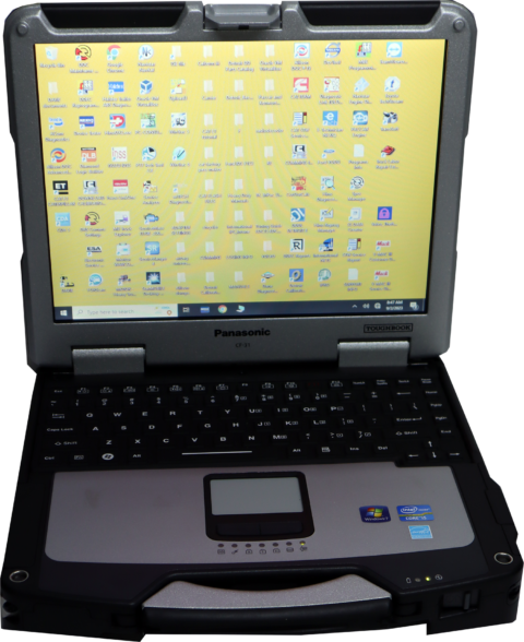 Diesel diagnostic tool scanner tuner CF31 laptop toughbook ...